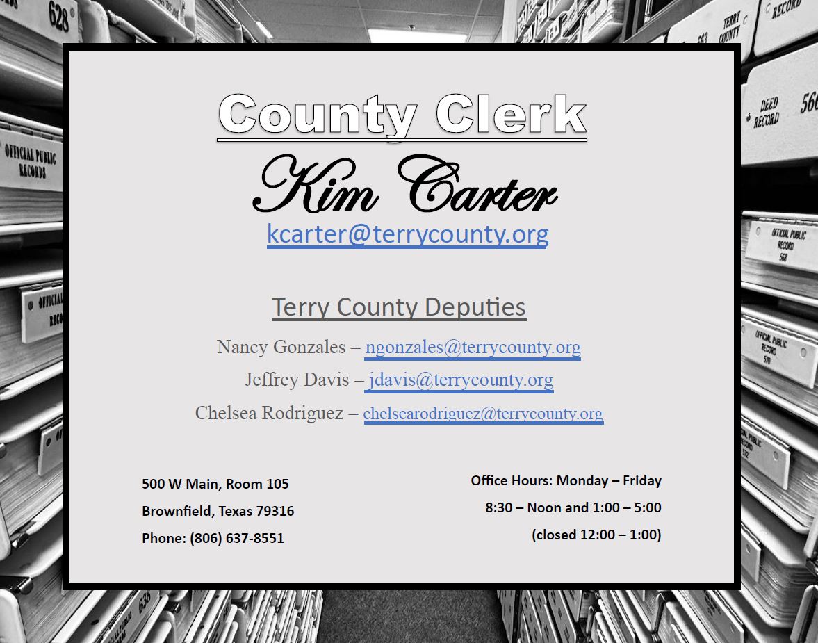 County Clerk - Terry County